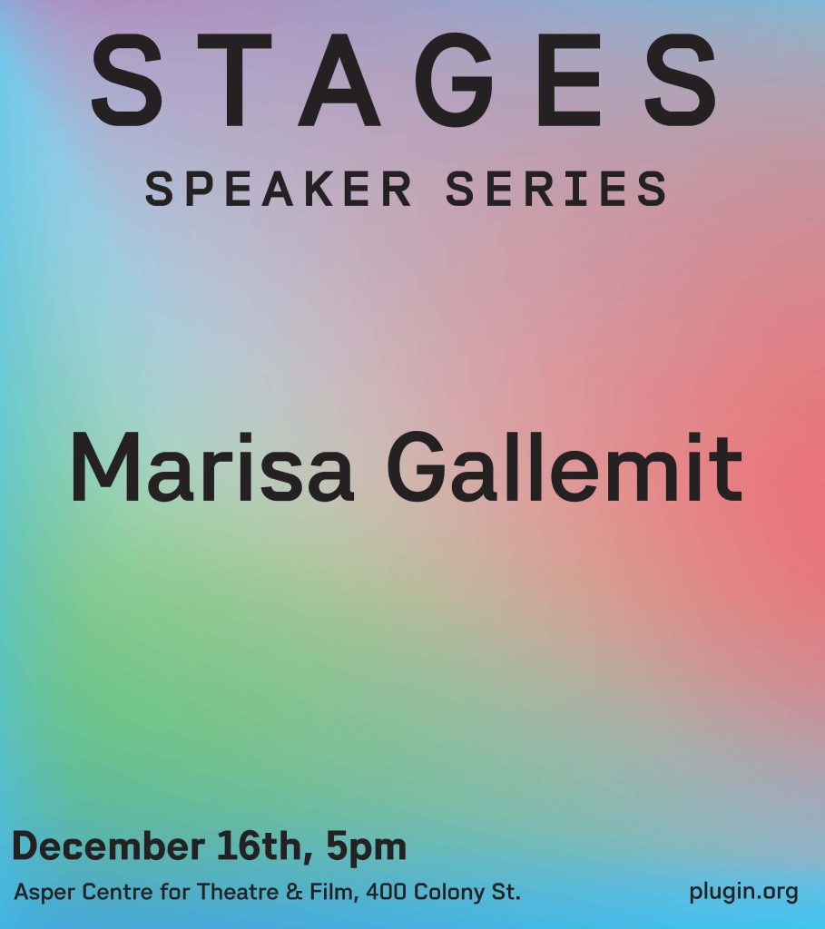 STAGES Speaker Series 2023 | Artist Talk with Marisa Gallemit | Friday ...